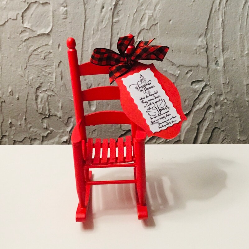 Christmas Chair Poem - Etsy