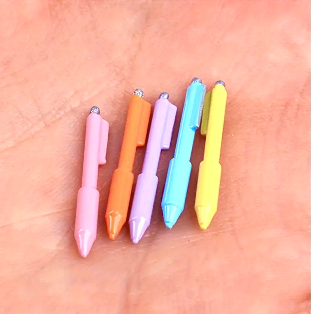 Dollhouse Miniature Set of (5) Miniature Pens. 1:12 Scale - Etsy