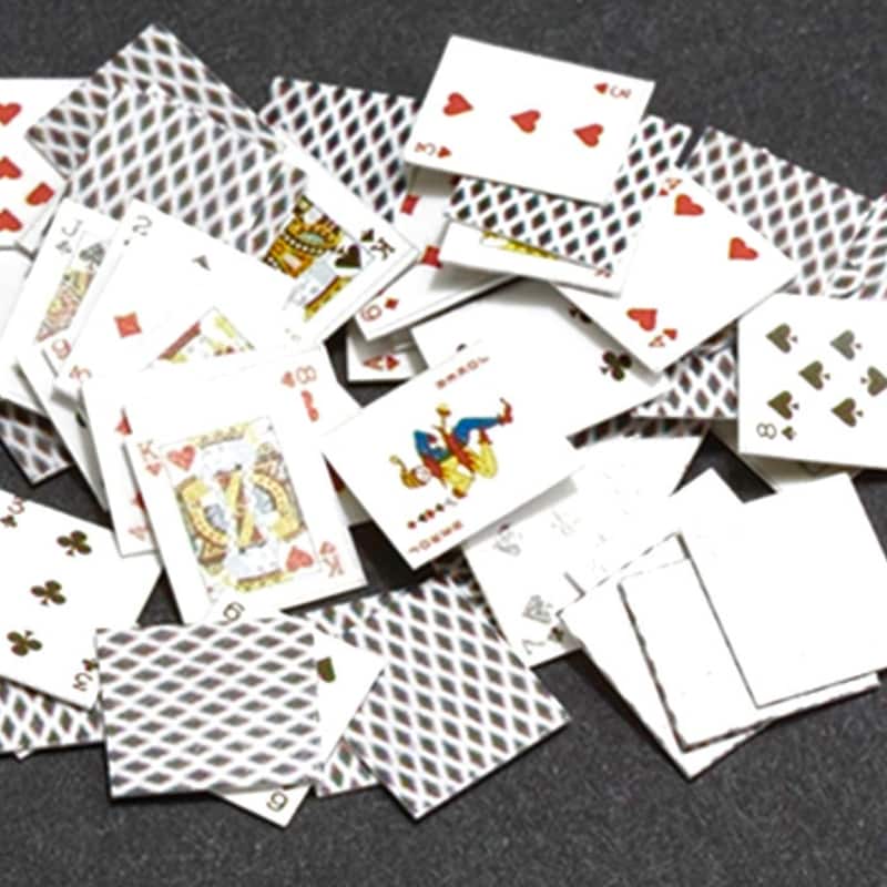 Miniature Playing Cards - Etsy