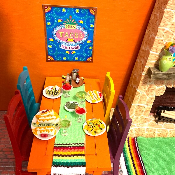 Miniature Dollhouse Mexican - Etsy