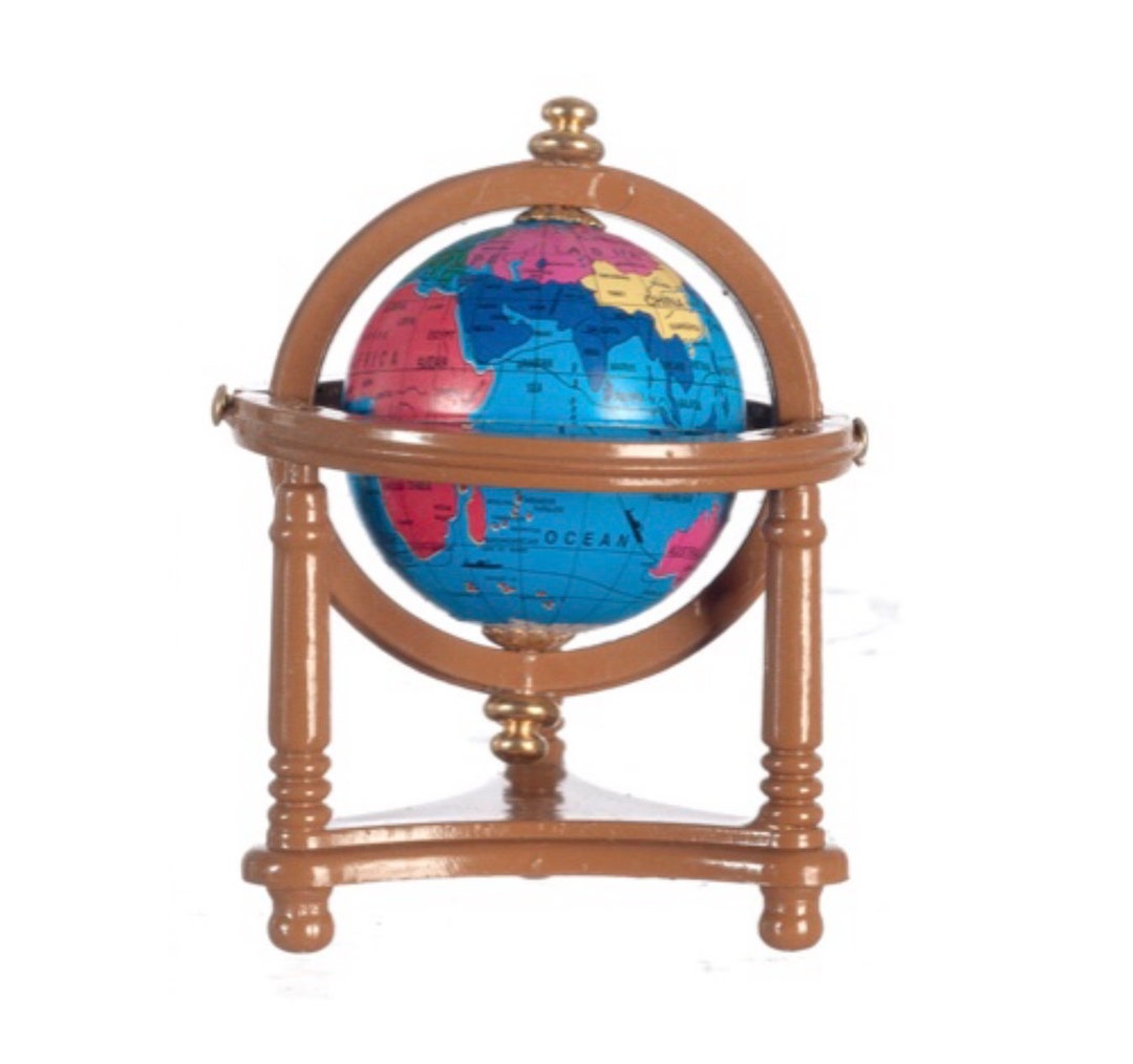 Dollhouse Miniature Globe. 1:12 Scale - Etsy