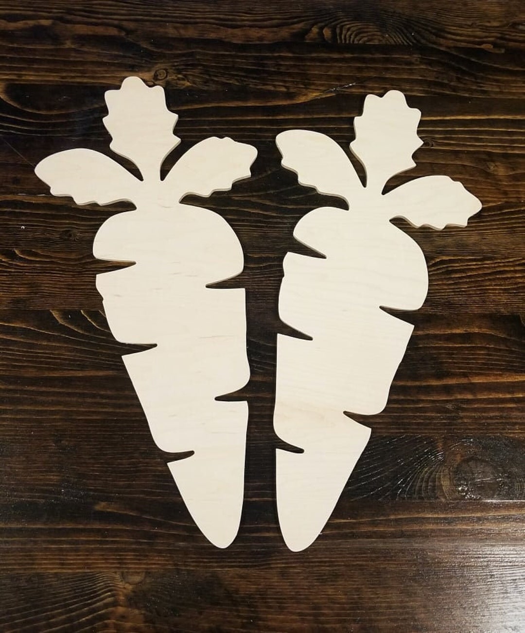 CNC - Wood Easter Carrot Cutout - Multiple Sizes Available - Fast ...