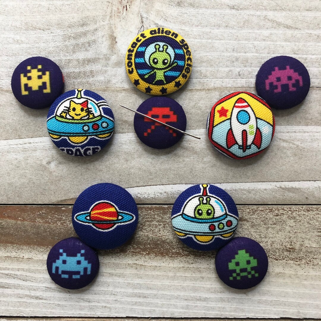 Alien Needle Minder Set - Alien Cross Stitch - Cat Needle Minder ...