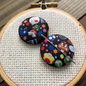 Video Game Needle Minder SET - Reversible Needle Minder - Video Game ...