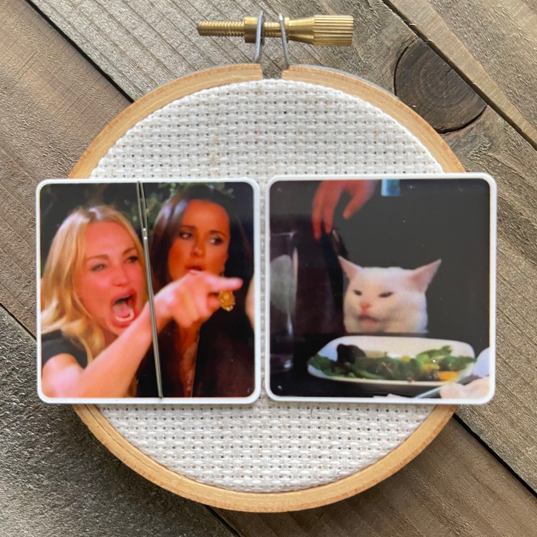 Meme Cat Needle Minder SET - Meme Needle Minder - Funny Needle Minder ...