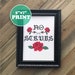 No Scrubs 5x7 Print - No Scrubs Art Print - Modern Cross Stitch Art ...