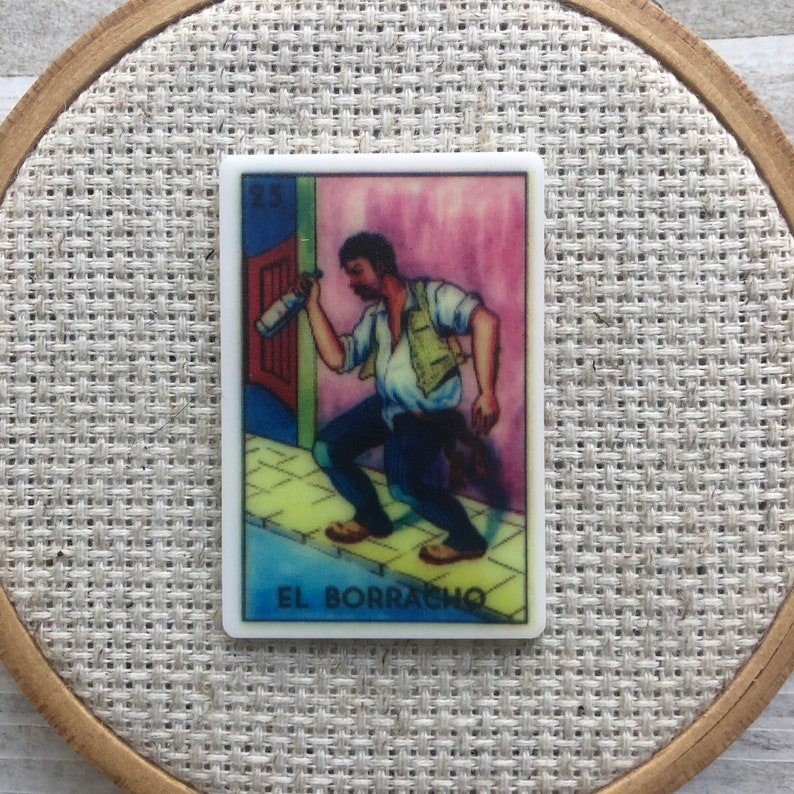 Loteria Needle Minder - Borracho Needle Minder - Beer Cross Stitch ...