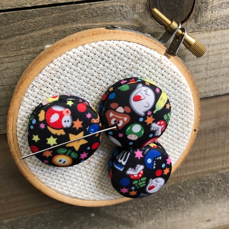 Video Game Needle Minder SET Reversible Needle Minder - Etsy