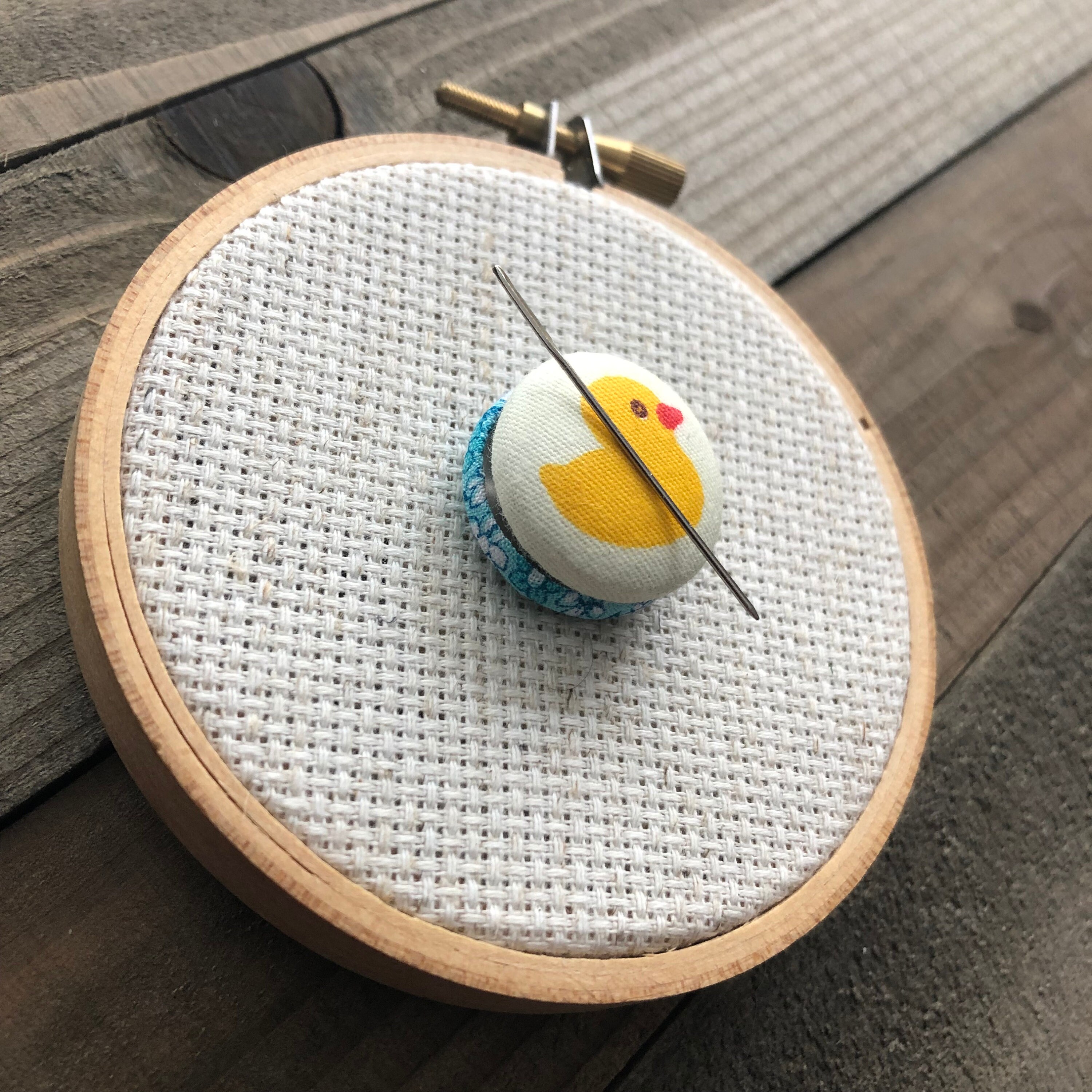 Rubber Duckie Needle Minder Set Retro Cross Stitch duck - Etsy