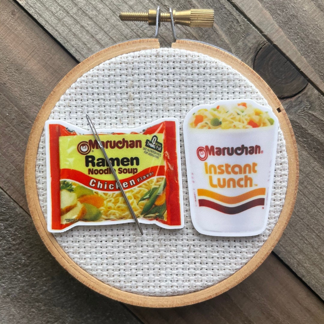 Ramen Noodle Needle Minder - YOUR CHOICE - Ramen Cross Stitch - Ramen ...