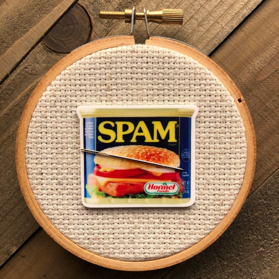 Spam Meat Memes Canned SPAM Sticker | Funny Food Die Cut Weatherproof