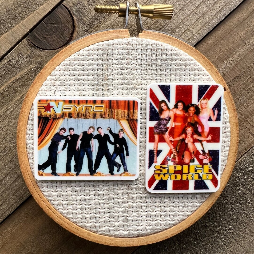 Boy Band Needle Minder 90s Cross Stitch Pop Group Needle Minder ...