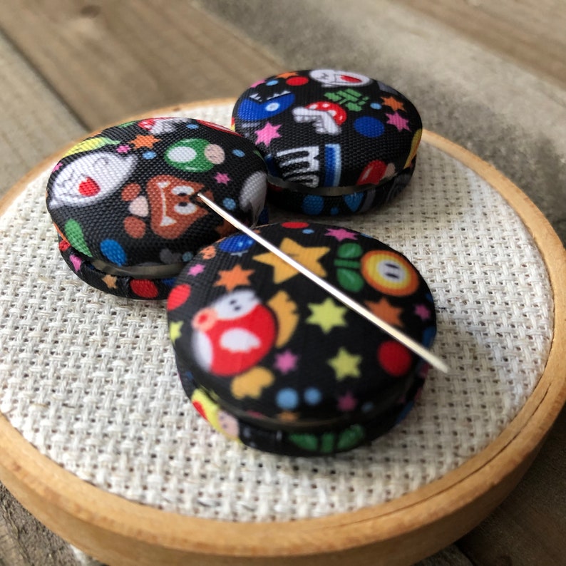 Video Game Needle Minder SET Reversible Needle Minder - Etsy