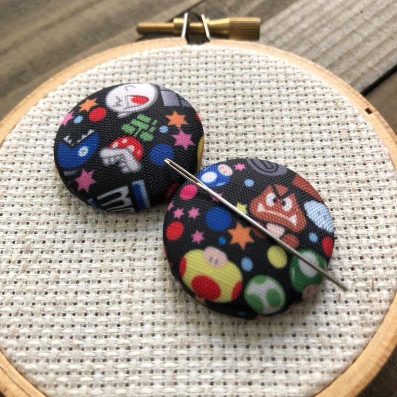 Video Game Needle Minder SET Reversible Needle Minder - Etsy