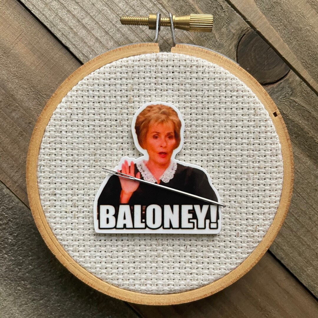 Sassy TV Judge Needle Minder - Judy Needle Minder - Funny Needle Minder ...