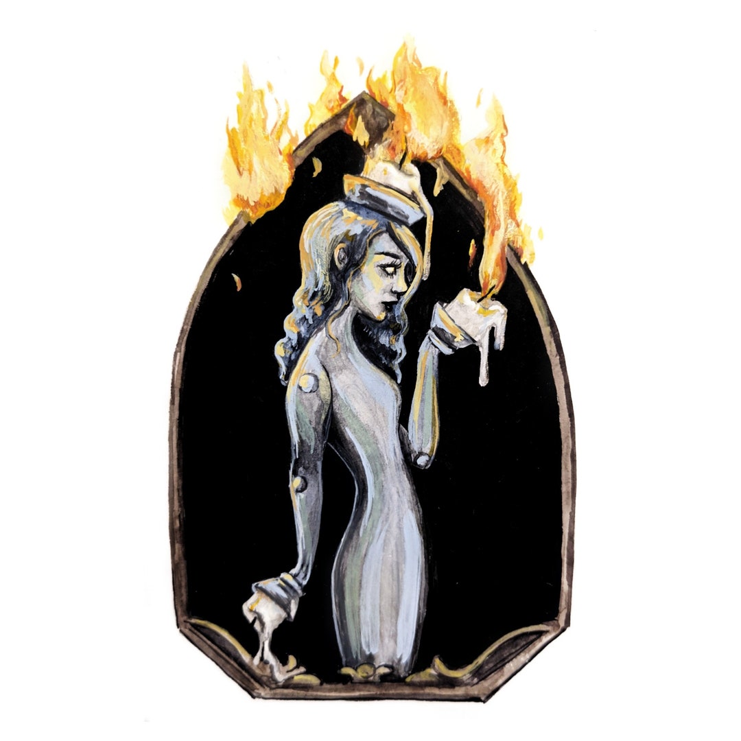 Victorian Gothic Art Print, Halloween Art, Magic, Witchy Dark Aesthetic ...