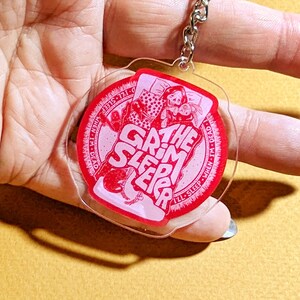 Grim Reaper Keychain, Goth Keychain, Cottagecore Accessory, Sleep Lover ...