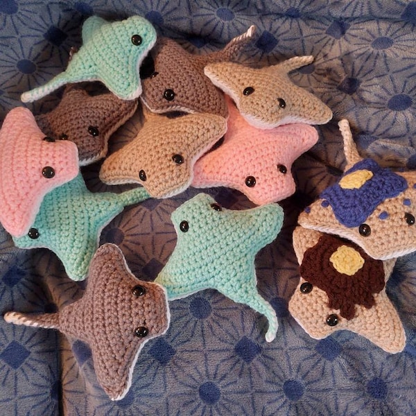 Crochet Sting Ray Pattern - Etsy
