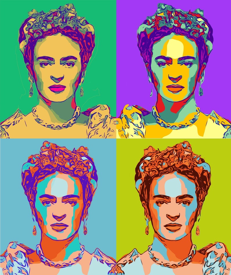 Custom Pop Art Portrait from your Photo Customised pop art | Etsy