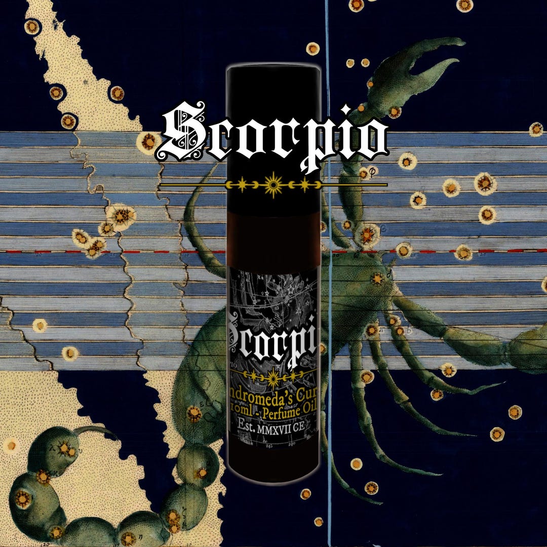 Scorpio - Rollerball Perfume Oil - Astrology Collection - Vegan ...