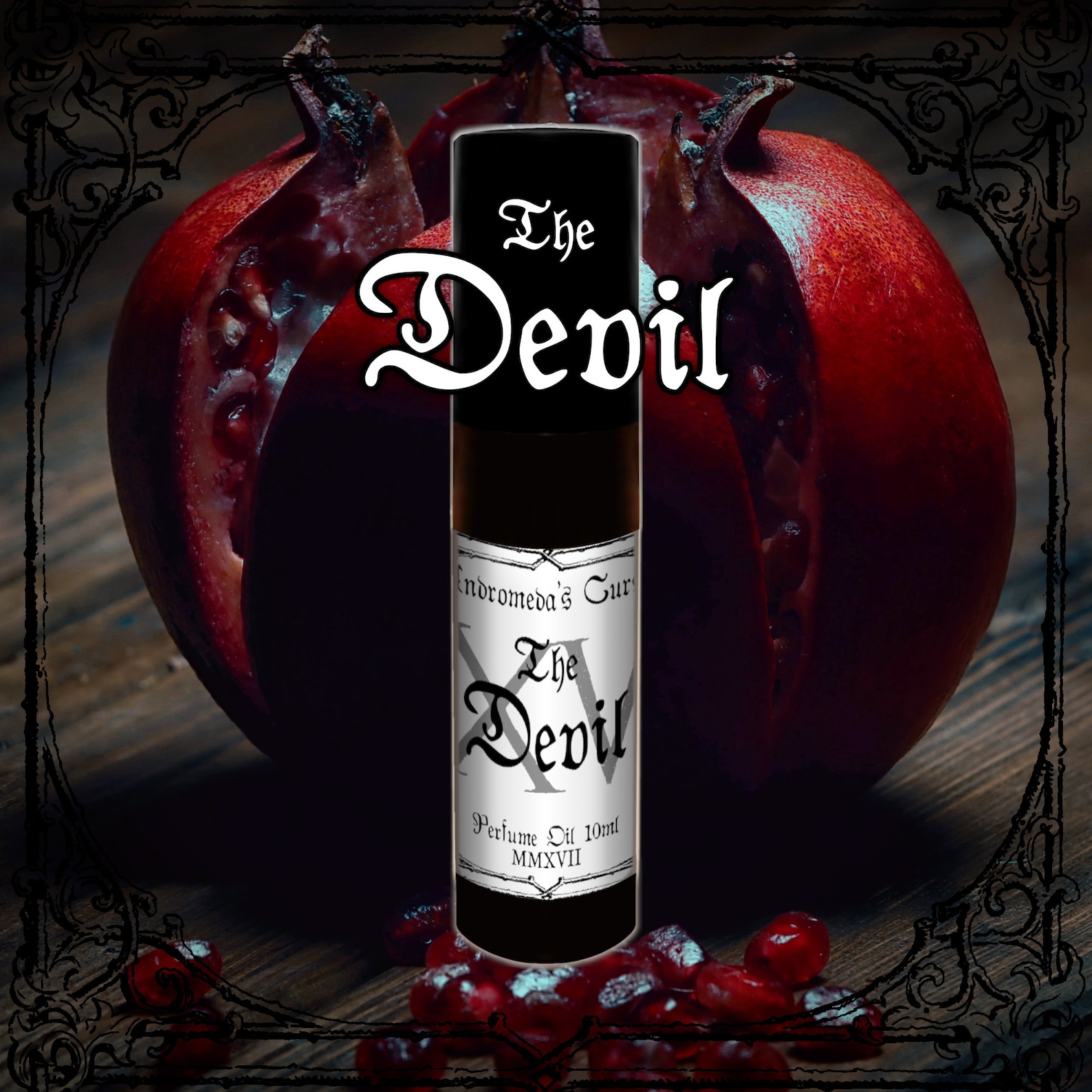 The Devil Pomegranate Red Fruits Sandalwood Rollerball - Etsy
