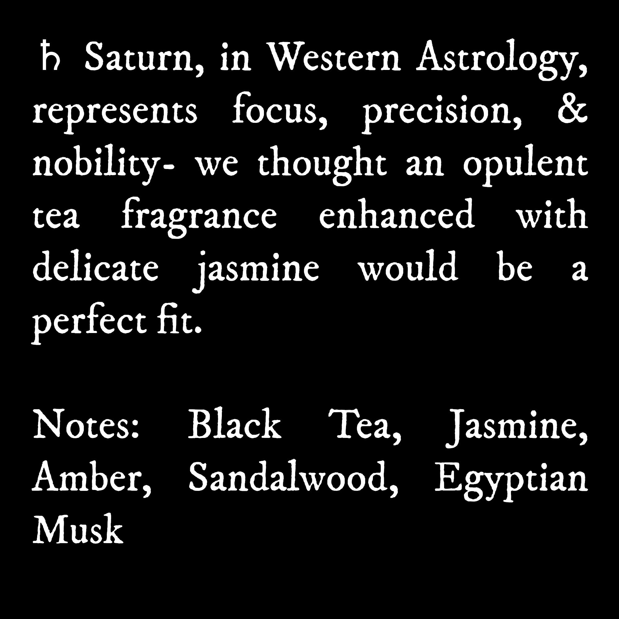 Saturn - Tea, Jasmine - Rollerball Perfume Oil - Vegan & Cruelty Free ...