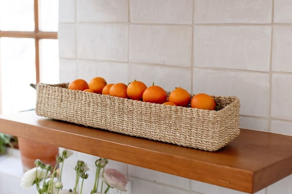 Long narrow baskets for storage store