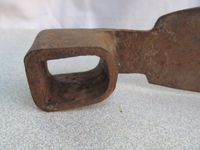 Antique Primitive Old Iron Forged Wrought Farming Tool Agricultural ...