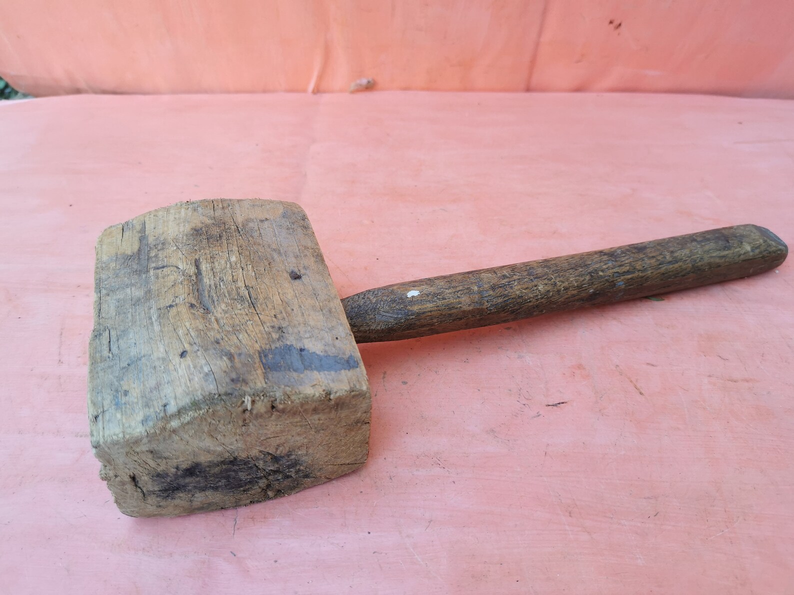 Old Antique Primitive Wooden Hammer Handmade Very Old - Etsy