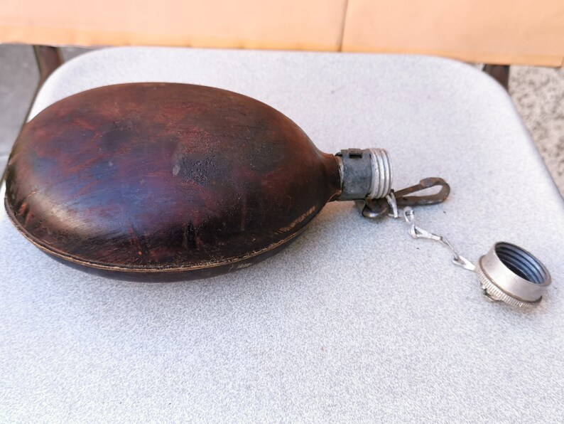 Vintage Old Canteen Military Soldier Water Bottle Flask | Etsy