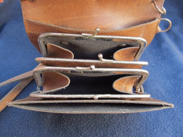 Old Vintage Primitive Leather Hand Bag - Etsy Ireland