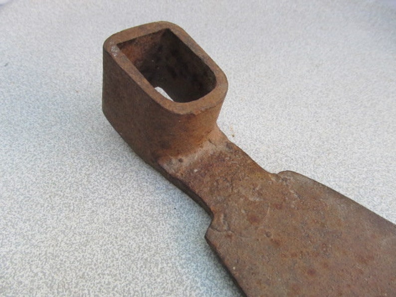 Antique Primitive Old Iron Forged Wrought Farming Tool Agricultural ...
