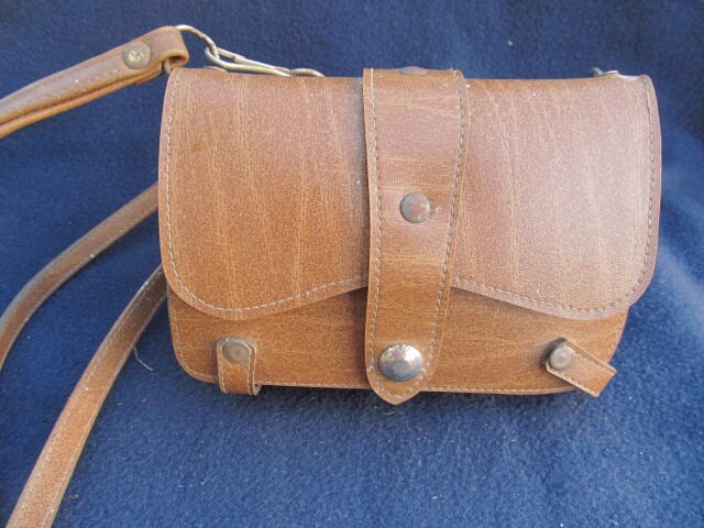 Old Vintage Primitive Leather Hand Bag - Etsy Ireland