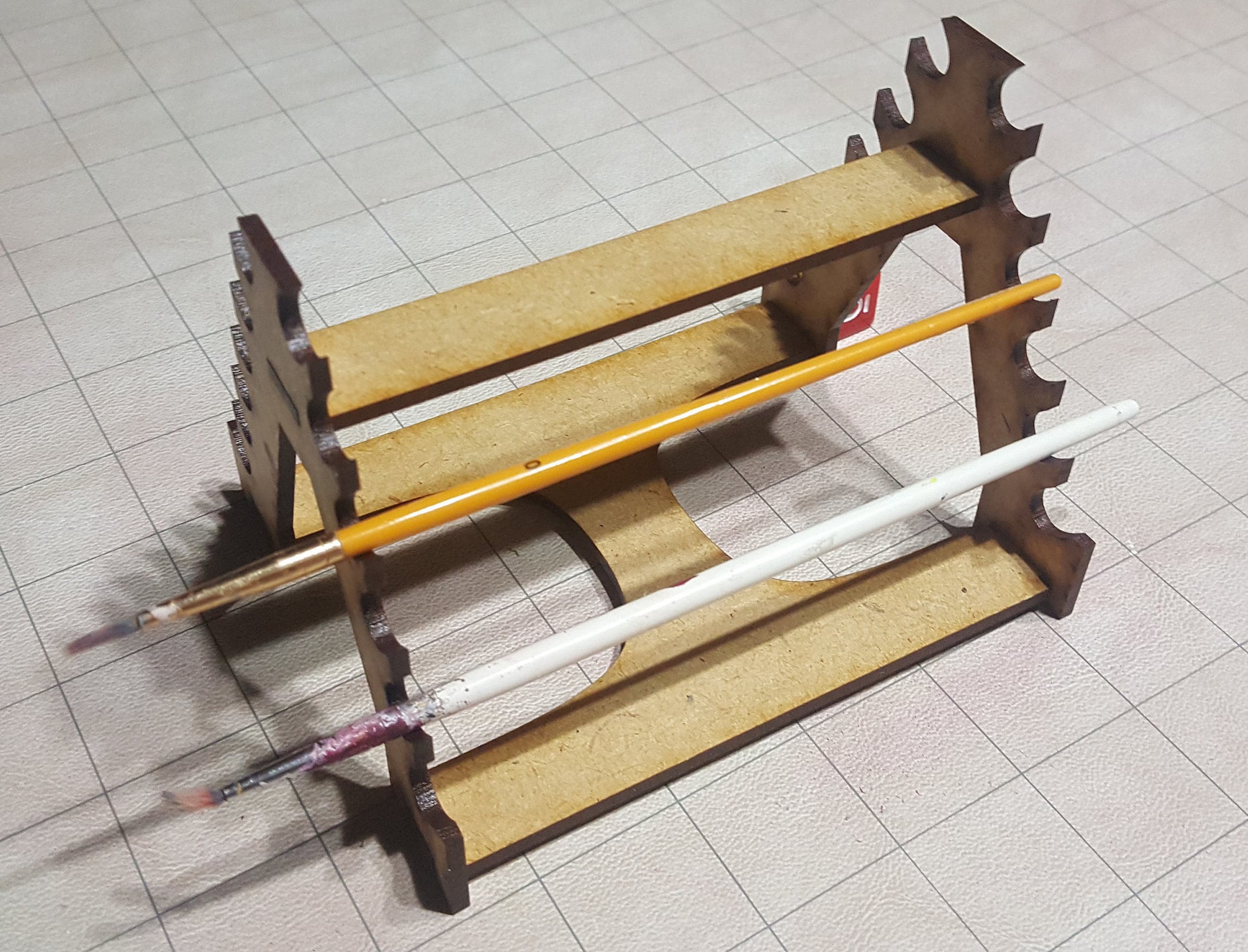 Paint Brush Rack - Etsy