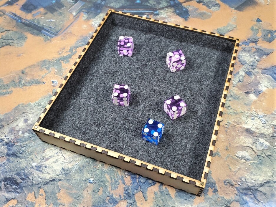 Large Dice Box & Organizer (assembled) - Etsy