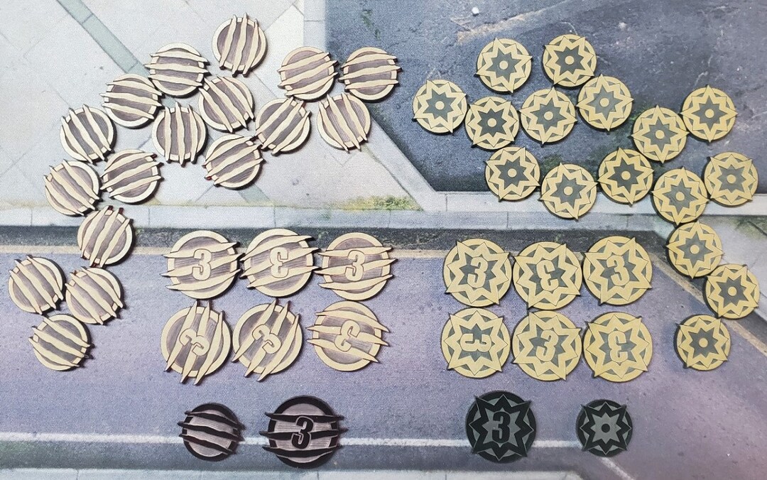 MCP Compatible Damage/power Tokens - Etsy
