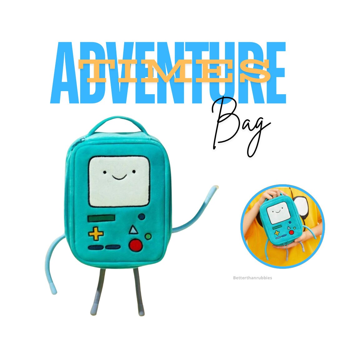 Adventure Time Bag New Cute Cartoon School Makeup Lunchbox - Etsy