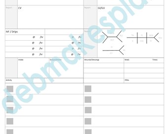 Rn Assignment Sheets - Etsy
