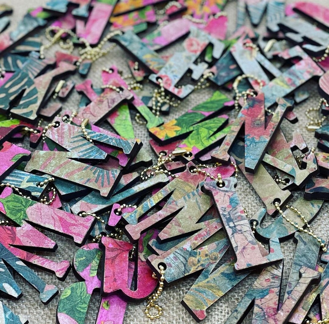 DM KEYCHAIN Initials DETAIL Wedding/events - Etsy