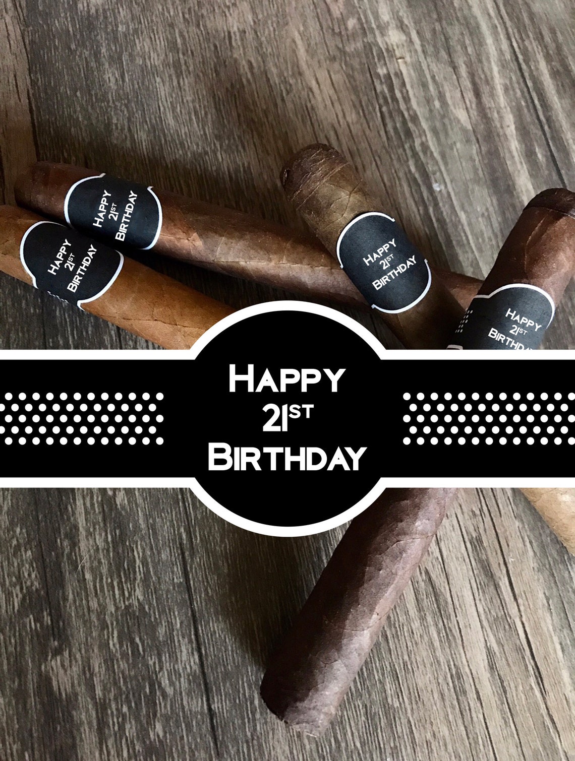 Happy Birthday | Customized Cigar Labels for Birthday Celebration - Etsy