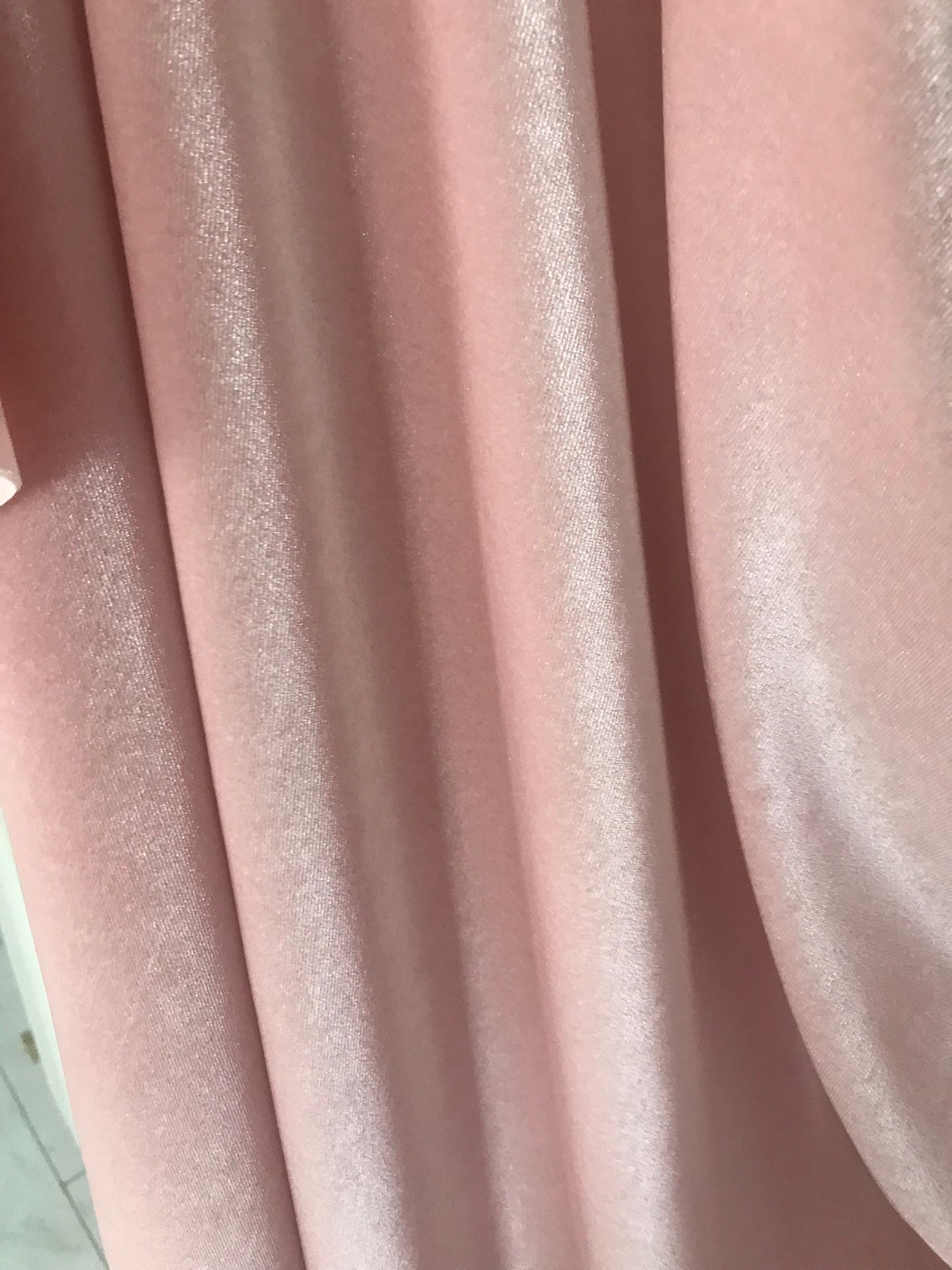 Pink Saumon Velvet Fabric, Pink Velvet Fabric by the Yard - Etsy