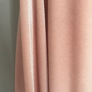 Pink Saumon Velvet Fabric, Pink Velvet Fabric by the Yard - Etsy