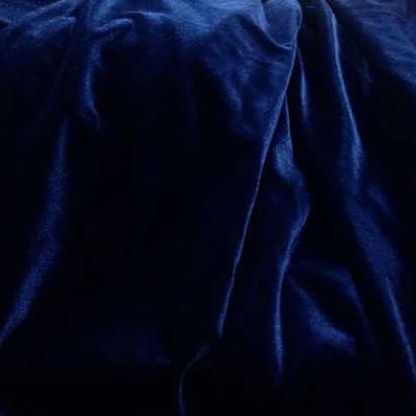 Blue Velvet Fabric - Etsy