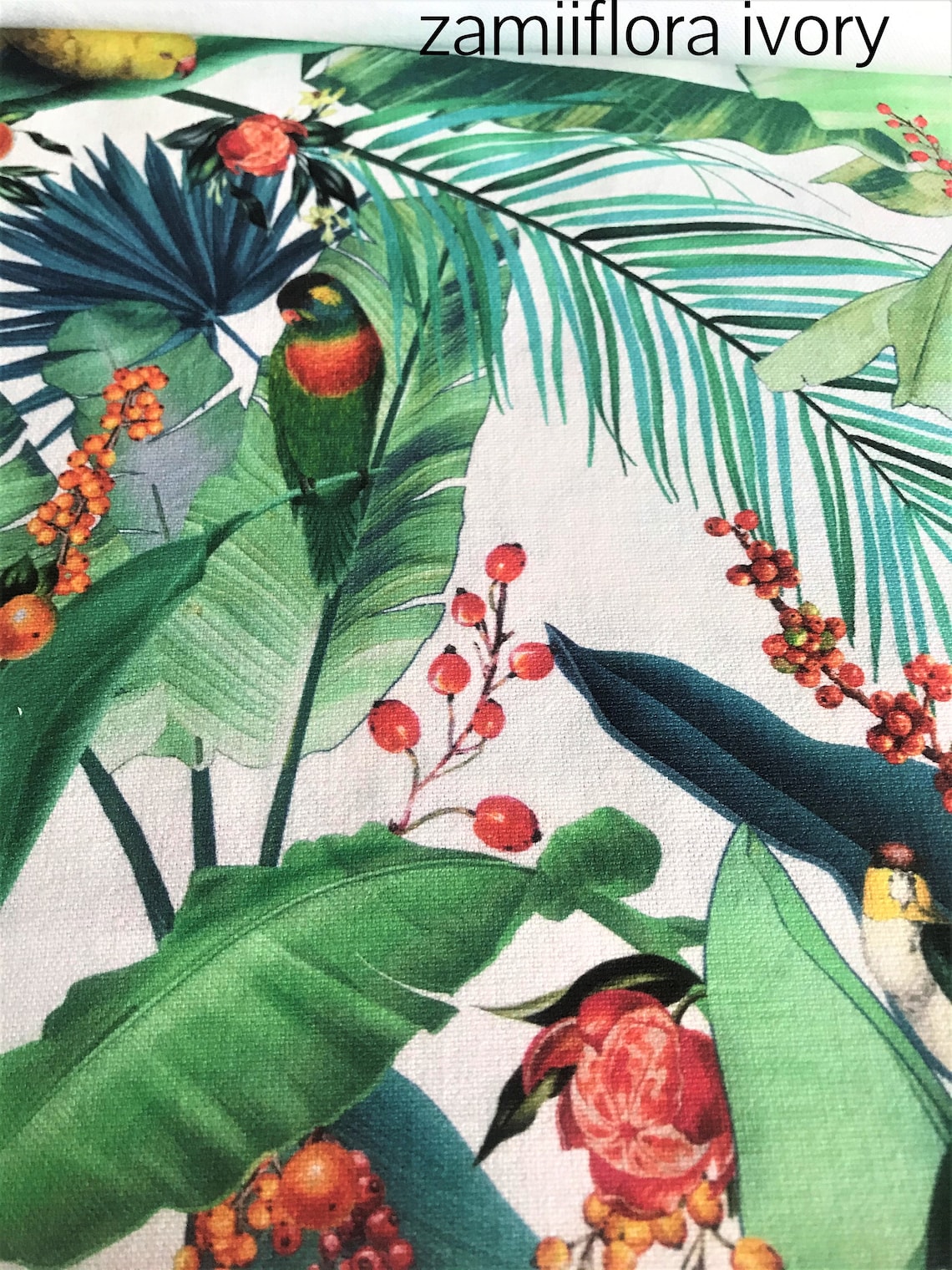 Tropical Design Upholstery and Curtain Fabric, Sold by the Yard, Width ...