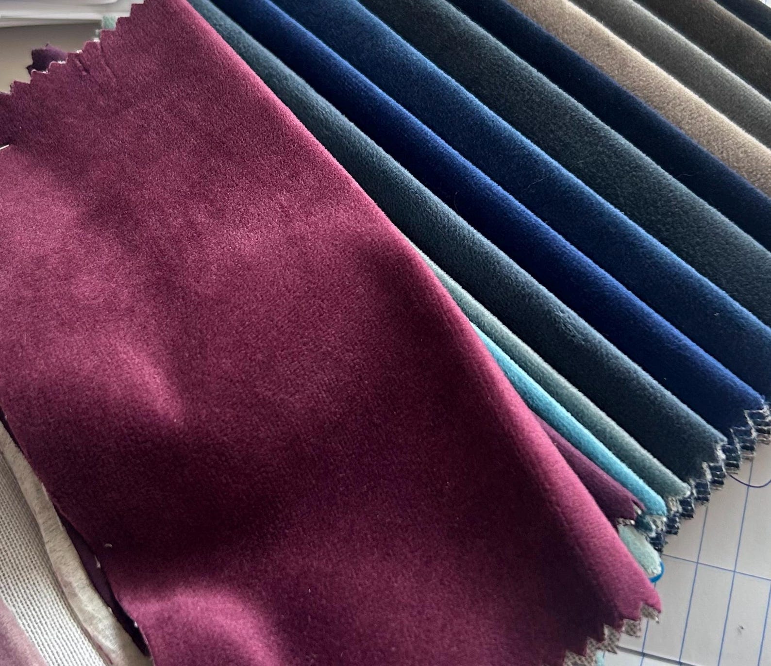 Plum Velvet Fabric for Home Decor, Purple Plum Velvet Upholstery - Etsy