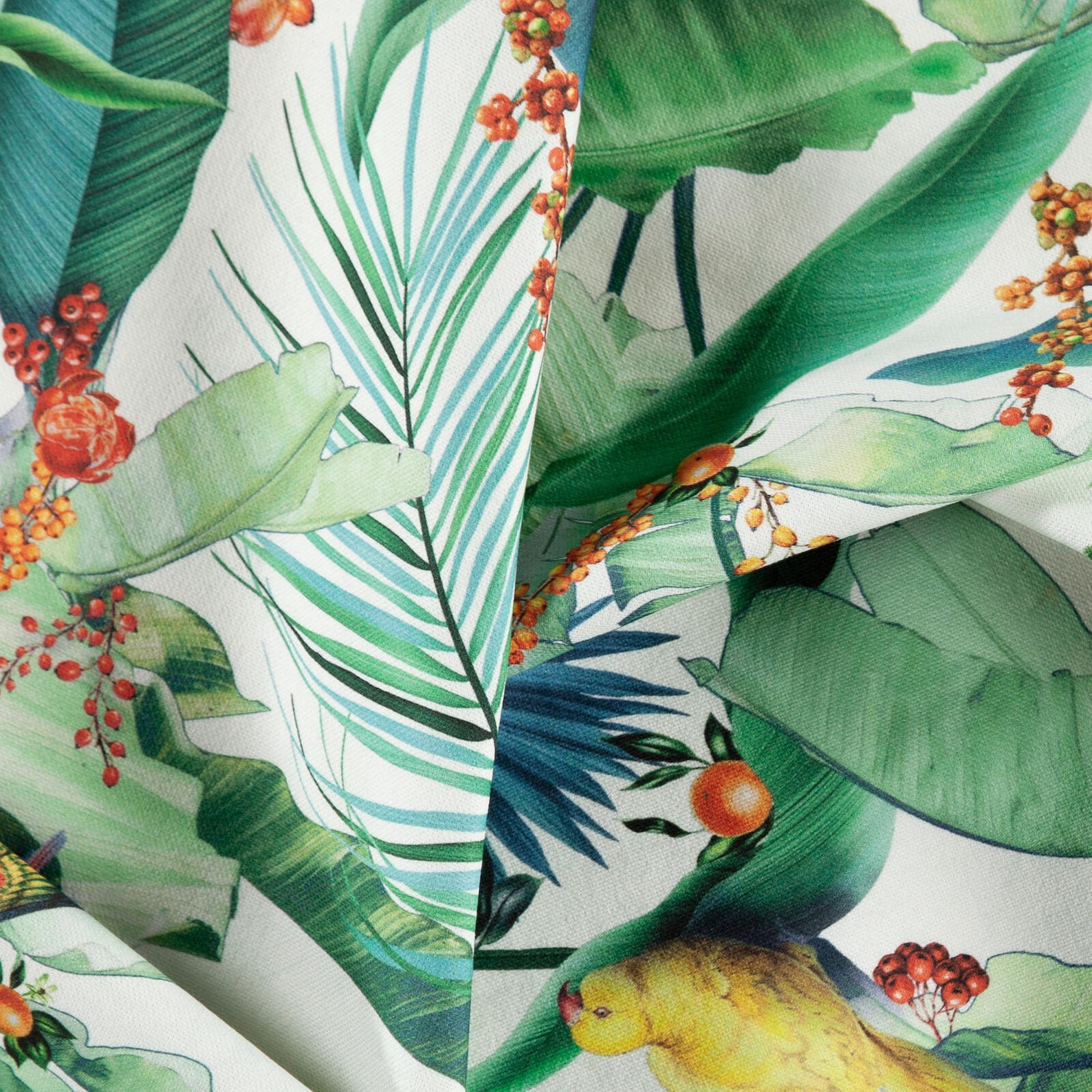 Tropical Design Upholstery and Curtain Fabric, Sold by the Yard, Width ...