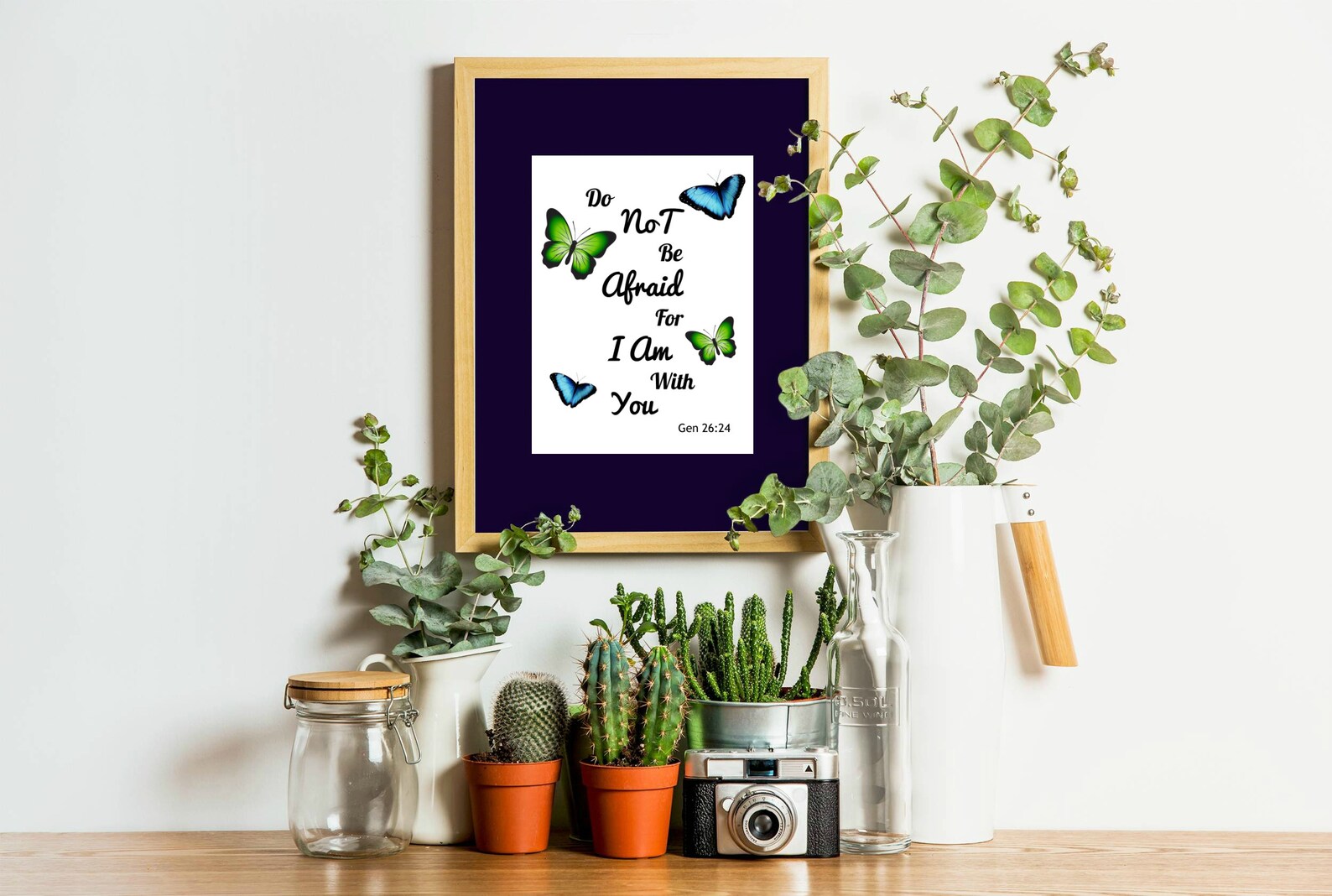 Bible Verse Wall Art Do Not Be Afraid Digital Prints Gift - Etsy