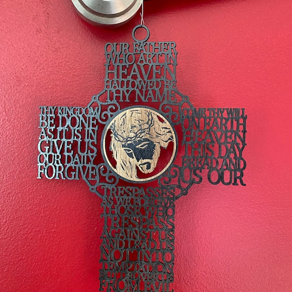 Our Father Cross Svg - Etsy