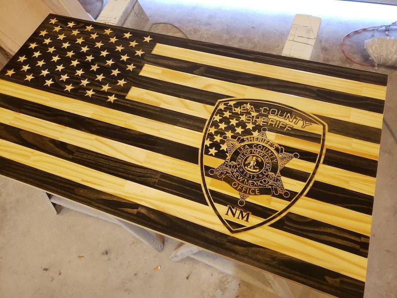 Philadelphia Police Thin Blue Line Subdued American Flag - Etsy