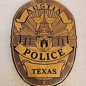 Austin Police Badge - Etsy